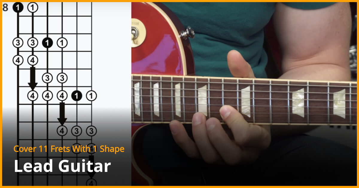 Cover 11 Frets With 1 Shape - Minor Scale Lesson #3